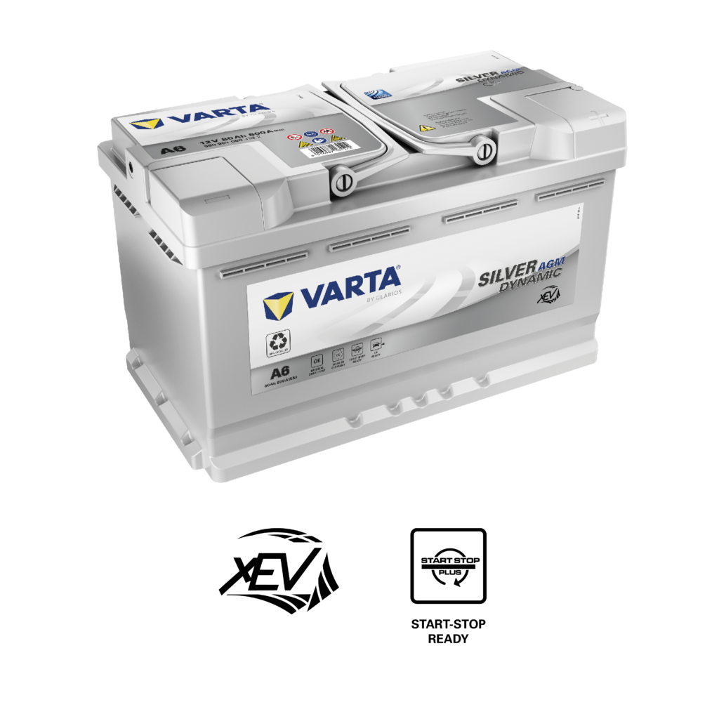 Batterie Varta AGM Start and Stop - A6 - 12V 80Ah 800A | Batteries Hexagone