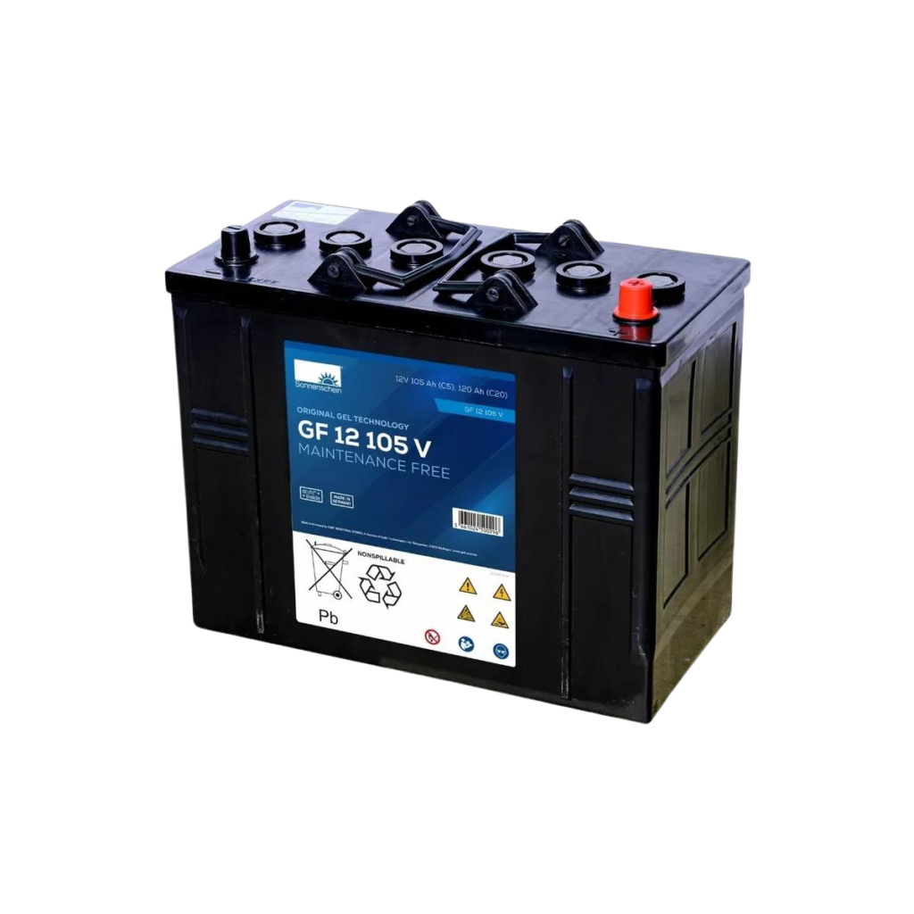 Batterie Gel Sonnenschein (Autolaveuse) 12 V - 105 Ah (C5) - 120 Ah ...