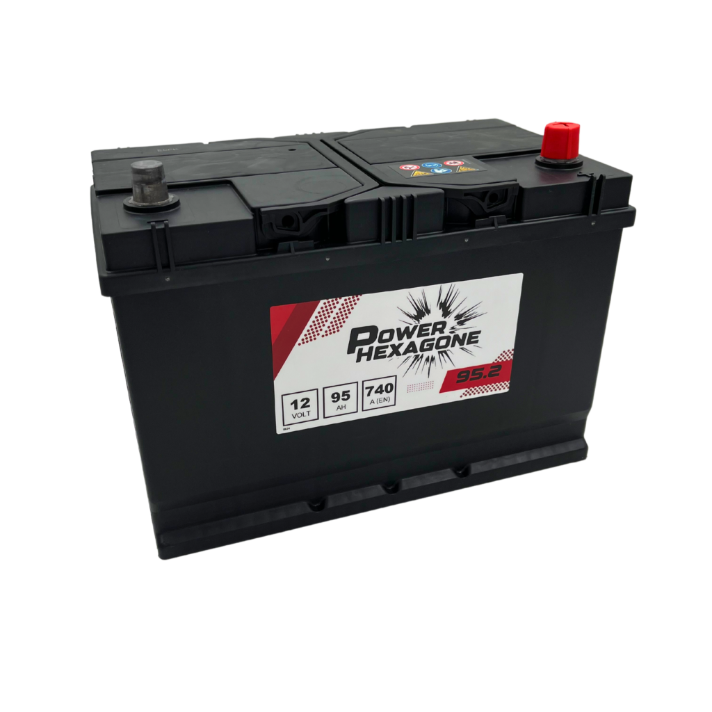 Batterie Power Hexagone - 12V. 95 AH 740 A - 95.2 | Batteries Hexagone